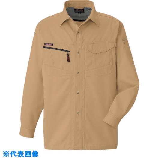 オレンジブック トラスコ中山　TRUSCOコーコス 長袖シャツA−1768 2キャメルBE LL 〔品番:A17682LL〕[ 注番:8540650]特長●イタリアンテイストの作業服です。仕様●サイズ：LL●タイプ：長袖仕様2材質/仕上セッ...