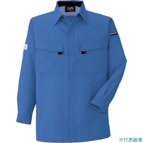 オレンジブック トラスコ中山　TRUSCOコーコス 長袖シャツA−3368 6 ブルー LL 〔品番:A33686LL〕[ 注番:8541597]特長●COOLISH WINDOW装備商品です。仕様●サイズ：LL●タイプ：長袖仕様2材質/仕...