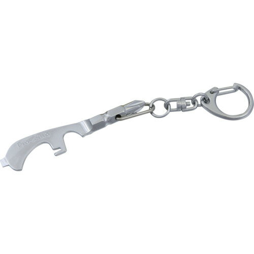 オレンジブック トラスコ中山　TRUSCOスエカゲ 栓抜き型ツールキーホルダー シルバー 〔品番:KTH3〕[ 注番:8547211]特長●実用的でおしゃれなキーホルダーです。●完全熱処理加工により摩耗や衝撃に強いです。●力の弱い方やお年寄...