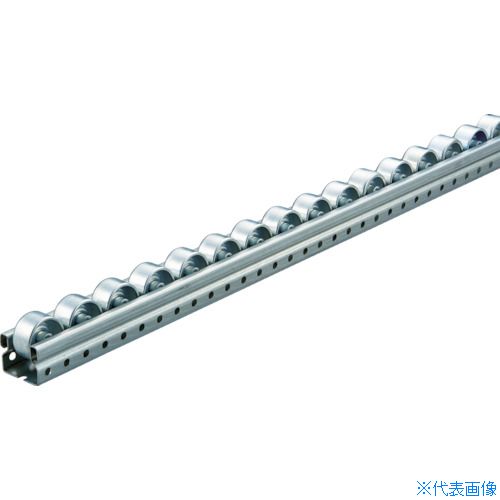 オレンジブック トラスコ中山　TRUSCOTRUSCO ピッキングラック用SB型スチールホイールコンベヤ Φ36 P40×L3000 〔品番:V3620SB403000〕[ 注番:8549347]特長●スチール製のベアリング入りホイールを使...