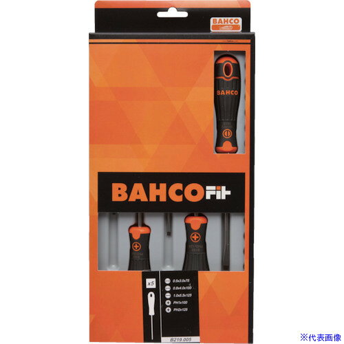 オレンジブック トラスコ中山　TRUSCOBAHCO グリップドライバー FIT 5本セット B191.030.075、B192.001.100他 〔品番:B219.005〕[ 注番:8551687]特長●手にFITする、工具袋にFITする...