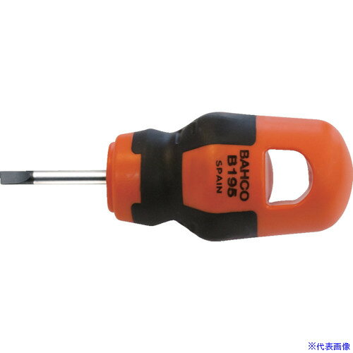 オレンジブック トラスコ中山　TRUSCOBAHCO グリップドライバー FITスタッビー マイナスドライバー −1×5 軸長25mm 〔品番:SB195.050.025〕[ 注番:8551948]特長●手にFITする、工具袋にFITする、...