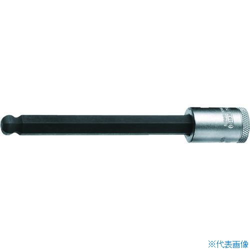 オレンジブック トラスコ中山　TRUSCOGEDORE ボールポイントヘキサゴンビットソケット IN30LK 3/8 4mm 〔品番:1505718〕[ 注番:8552697]特長●ローレット加工を施すことで、手回しでも手から滑り落ちにくい...