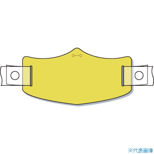 オレンジブック トラスコ中山　TRUSCOつくし e帽章 黄無地 ヘルメット用樹脂バンド付 〔品番:WE102H〕[ 注番:8553175]特長●e-腕章の本体部分に伸縮性と透過性のあるウレタン樹脂バンドを組み合わせた新しいタイプのヘルメッ...