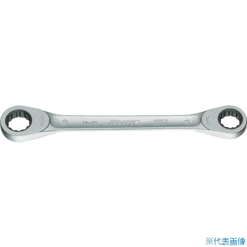 オレンジブック トラスコ中山　TRUSCOGEDORE ダブルラチェットめがねレンチ 10X11mm 〔品番:2306743〕[ 注番:8553961]特長●ラチェット部分は独自の“UNIT DRIVE”構造でナットやボルトと接する表面積が...