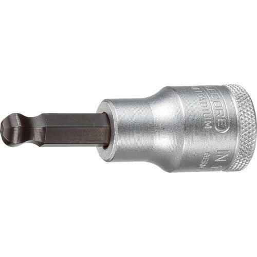 オレンジブック トラスコ中山　TRUSCOGEDORE ボールポイントヘキサゴンビットソケット IN19K 1/2 14mm 〔品番:2663090〕[ 注番:8554543]特長●ローレット加工を施すことで、手回しでも手から滑り落ちにくい...