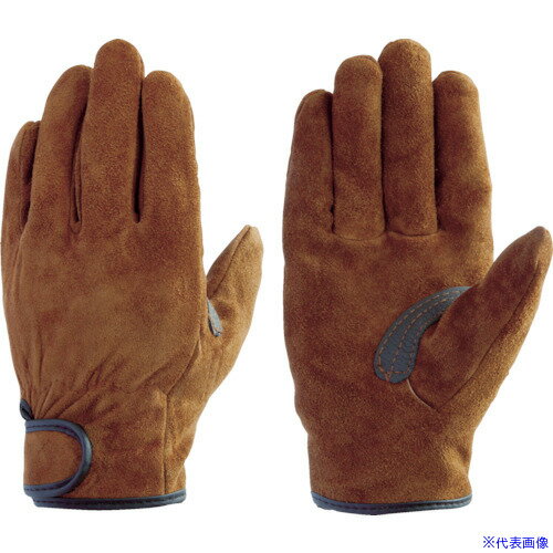 オレンジブック トラスコ中山　TRUSCO富士グローブ 牛床革手袋(袖口マジックタイプ) IT−38 イロトコ L 〔品番:1751〕[ 注番:8555185]特長●厳選された柔らか牛床革を使用しています。●汚れが目立たないブラウン色です。...