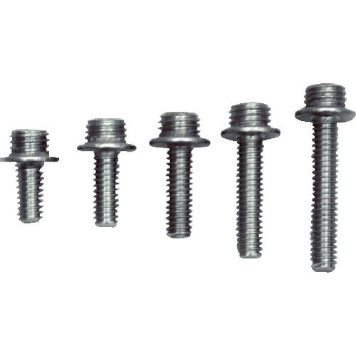 オレンジブック トラスコ中山　TRUSCOTRUSCO ポイントねじ4×10 三価クロメート50個入 〔品番:PSAA301〕[ 注番:8555635]特長●ねじと座金が一体となり、簡単施工でビスの頭部隠しができます。●頭部隠しにはポイント...
