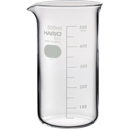オレンジブック トラスコ中山　TRUSCOHARIO トールビーカー 目安目盛付 500ml 〔品番:TB500SCI〕[ 注番:8557573]特長●背が高く細長い形状なので持ちやすく、加熱時の液体の吹きこぼれや蒸発を抑えます。●注ぎやす...