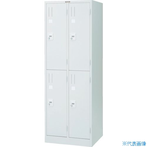 オレンジブック トラスコ中山　TRUSCOTRUSCO 手ぶらキーロッカー 4人用2列2段 608X515X1790 W色 〔品番:WKL22〕[ 注番:8557810]特長●カギを持ち歩く煩わしさ・紛失の悩み解消、自由な暗証番号（4ケタ）...