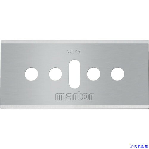 オレンジブック トラスコ中山　TRUSCOmartor 替刃 10枚 INDUSTRIAL BLADE 45 〔品番:45〕[ 注番:8561977]特長●セーフティカッター用替刃です。仕様●刃厚(mm)：0.30●適合本体：445・447...