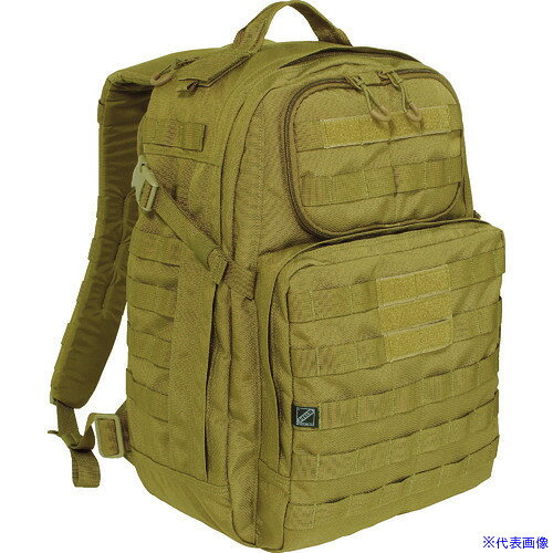 オレンジブック トラスコ中山　TRUSCOJ−TECH 【売切廃番】バックバッグ OSIRIS 24L コヨーテ ブラウン 〔品番:PA01310400CB〕[ 注番:8562190]特長●1000デニールの100%ナイロンの糸で作られた生...