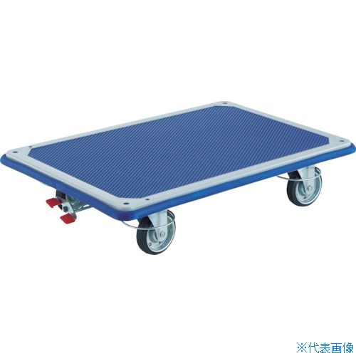オレンジブック トラスコ中山　TRUSCOTRUSCO プレス製台車 ドンキーカート 平台車 4輪自在リングストッパー付 均等荷重150kg 〔品番:115NJRS4〕[ 注番:8564190]特長●大きな荷物の運び出しなどに最適です。●リ...