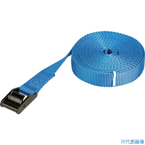 オレンジブック トラスコ中山　TRUSCOTRUSCO 簡易結束ベルト 25mmX5m 青 〔品番:TSB255B〕[ 注番:8566792]特長●ベルトはポリエステル製で、最適なエコノミータイプです。用途●荷崩れ防止。●パイプなどの結束。...