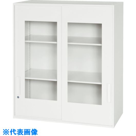 オレンジブック トラスコ中山　TRUSCODAISHIN 壁面収納庫 窓付き引戸型 上置き専用D500 ホワイト 〔品番:V95010SG〕[ 注番:8569875]特長●奥行の広いA3ヨコタイプも収納可能なモジュールです。●安全・安心・使...