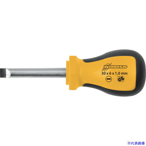 オレンジブック トラスコ中山　TRUSCOBONDHUS スタビードライバー 2290 刃先−6×軸長30 〔品番:2290〕[ 注番:8571460]特長●クッション性の高いラバーグリップ・二重形成ハンドルを採用しています。●硬度とトルク...