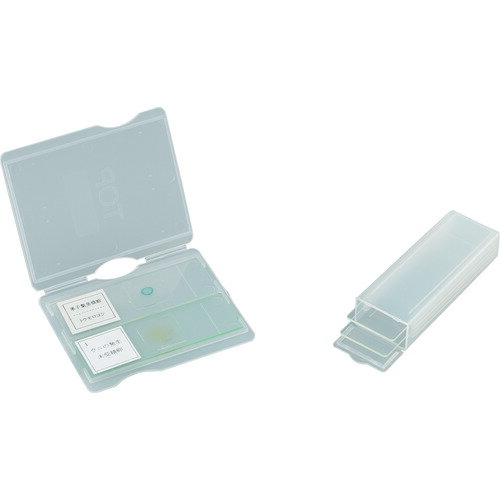 オレンジブック トラスコ中山　TRUSCOKENIS スライドメイラー(郵送用ケース) 5枚用 10個組 〔品番:33210479〕[ 注番:8571569]特長●標準サイズ(76×26mm)のスライドグラスが収納できます。仕様●幅(mm)...
