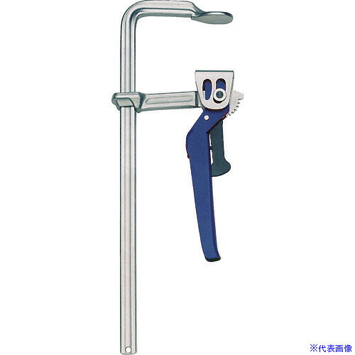 オレンジブック トラスコ中山　TRUSCOBONDHUS ラチェット式L型レバークランプ 最大口開200×フトコロ100mm 〔品番:49020〕[ 注番:8571749]特長●ラチェット式セルフロックレバーをとりつけた全鋼製のクランプです...