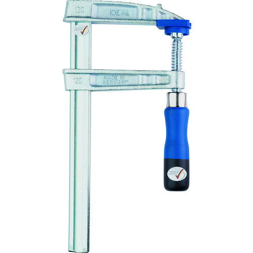 オレンジブック トラスコ中山　TRUSCOBONDHUS DIY用クランプ 最大口開き150mm×フトコロ80mm 〔品番:62401〕[ 注番:8571861]特長●ギザギザのある特有のレールとウェブ補強したアームにより抜群の締付力を発揮...