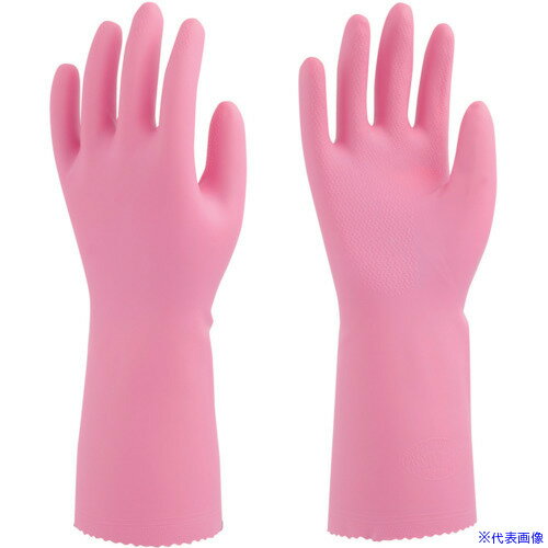 オレンジブック トラスコ中山　TRUSCOビニスター 塩化ビニール手袋 トワローブフルールあつ手箱入り ピンク M 〔品番:717PM〕[ 注番:8571958]特長●塩化ビニール製のため、天然ゴム製の手袋に比べて油や洗剤に強い手袋です。●...