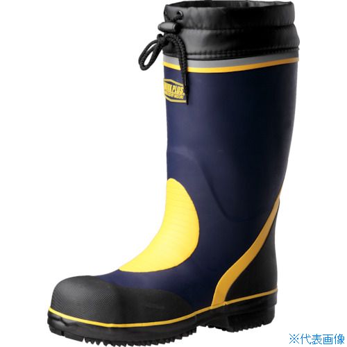 オレンジブック トラスコ中山　TRUSCOミドリ安全 防寒用安全長靴 777防寒ネイビー 28cm 〔品番:777NV28.0〕[ 注番:8572007]特長●雪がつまりにくく、屈曲性に優れ、濡れた床でも滑りにくい構造です。●圧雪でも歩きや...