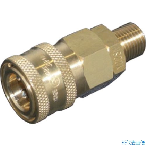オレンジブック トラスコ中山　TRUSCOヤマト カップリングソケット(めねじ取付用・真鍮)BLY22−SM 〔品番:BLY22SMBSBM〕[ 注番:8572471]特長●エアーには鋼鉄製、水には真鍮製・ステンレス製が適しています。仕様●...