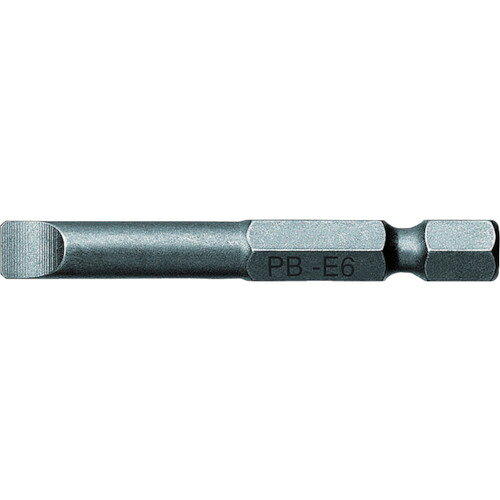 オレンジブック トラスコ中山　TRUSCOPBスイスツールズ E6−100−1 段付マイナスビット 〔品番:E61001〕[ 注番:8573059]特長●強度と精度に優れた差込角1/4インチ(6.35mm)の段付きマイナスビットです。仕様●...