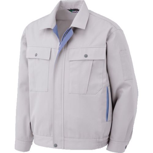 オレンジブック トラスコ中山　TRUSCOミドリ安全 春夏 長袖ブルゾン シルバーグレー M 〔品番:GS2561UEM〕[ 注番:8574264]特長●左胸ポケットフラップ部分にペンさし付、左胸に内ポケット付です。用途●建設業。●製造業。...