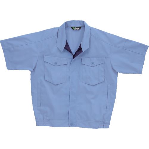 オレンジブック トラスコ中山　TRUSCOミドリ安全 春夏 男女共用E/C半袖ブルゾン ライトブルー 4L 〔品番:GS343UE4L〕[ 注番:8574399]特長●運動性に優れたハーフラグラン袖を採用しました。●ポケットが多く、右胸はダ...