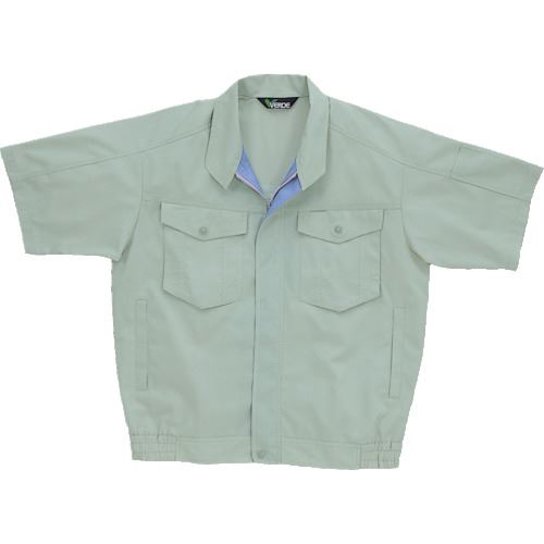 オレンジブック トラスコ中山　TRUSCOミドリ安全 春夏 男女共用E/C半袖ブルゾン ライトグリーン 3L 〔品番:GS346UE3L〕[ 注番:8574420]特長●運動性に優れたハーフラグラン袖を採用しました。●ポケットが多く、右胸は...