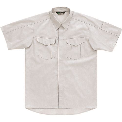 オレンジブック トラスコ中山　TRUSCOミドリ安全 春夏 男女共用E/C半袖シャツ シルバーグレー M 〔品番:GS351UEM〕[ 注番:8574477]特長●運動性に優れたハーフラグラン袖を採用しました。●ポケットが多く、右胸はダブル...