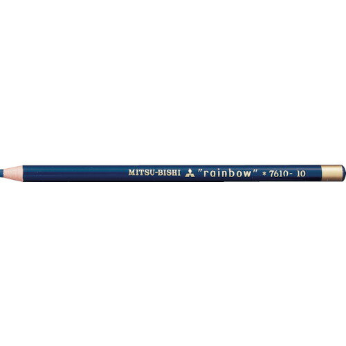 オレンジブック トラスコ中山　TRUSCOuni 水性ダーマトグラフ 藍 (12本入) 〔品番:K7610.10〕[ 注番:8575208]特長●金属・ガラス・プラスチックなどにも書ける色鉛筆です。●紙巻なので、削らなくても紙を引けば新しい...