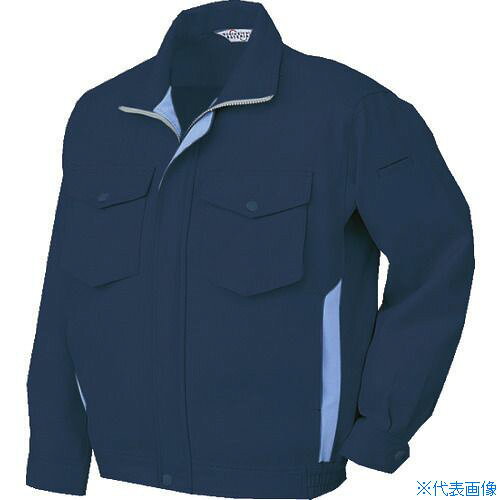 オレンジブック トラスコ中山　TRUSCOミドリ安全 エコ帯電防止 男女共用ブルゾン ネイビー M 〔品番:RC467UEM〕[ 注番:8577068]特長●低発じん、帯電防止、防汚性、吸汗、吸放質性と多機能を極めた素材を使用した作業服です...