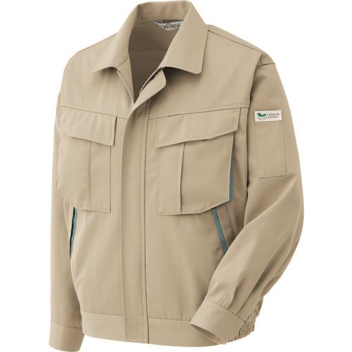 オレンジブック トラスコ中山　TRUSCOミドリ安全 春夏 エコ帯電防止 長袖ブルゾン ベージュ 3L 〔品番:RCS2580UE3L〕[ 注番:8577299]特長●地球温暖化に配慮した、カーボンオフセット・ユニフォームです。●作業中、商...