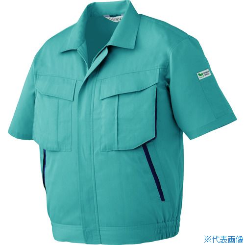 オレンジブック トラスコ中山　TRUSCOミドリ安全 春夏 エコ帯電防止 半袖ブルゾン ミストブルー L 〔品番:RCS583UEL〕[ 注番:8577402]特長●地球温暖化に配慮した、カーボンオフセット・ユニフォームです。●作業中、商品...
