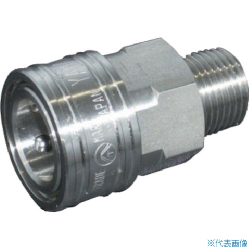 オレンジブック トラスコ中山　TRUSCOヤマト STYカップリング ソケット(めねじ取付用・ステンレス)STY16−SM 〔品番:STY16SMSUS〕[ 注番:8578076]特長●バルブのない内部構造なので圧力損失が少なく粘度の高い流...