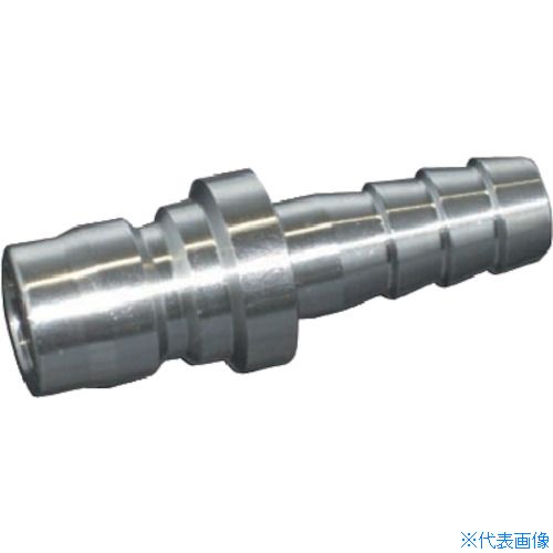 オレンジブック トラスコ中山　TRUSCOヤマト STYカップリング プラグ(ホース取付用・ステンレス)STY2−PH 〔品番:STY2PHSUS〕[ 注番:8578092]特長●バルブのない内部構造なので圧力損失が少なく粘度の高い流体でも...