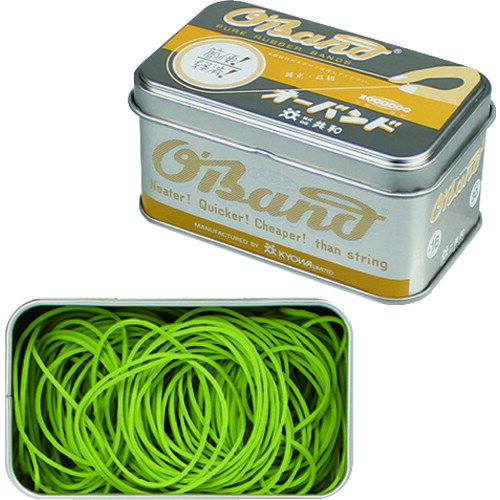 オレンジブック トラスコ中山　TRUSCOオーバンド シルバー缶 30g #16 ライトグリーン 〔品番:GG040LG〕[ 注番:8580821]特長●新しさと懐かしさが感じられるオーバンドシルバー缶です。●シンプルなデザインでさりげない...