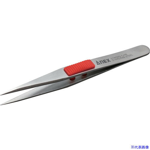 オレンジブック トラスコ中山　TRUSCOアネックス ラバーグリップ付ステンレスピンセット強力型120mm 〔品番:210〕[ 注番:8585889]特長●物をしっかりつかみ耐久性のあるピンセットです。●柔軟なバネなので長時間使っても疲れに...