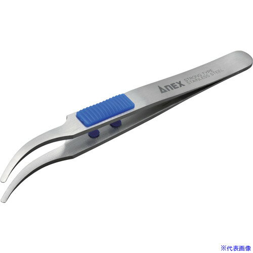 オレンジブック トラスコ中山　TRUSCOアネックス ラバーグリップ付ステンレスピンセット先丸鷲型120m 〔品番:217〕[ 注番:8585896]特長●先端が平らで丸みのある安全性の高いピンセットです。●挟んだものが見やすい先端カーブ型...