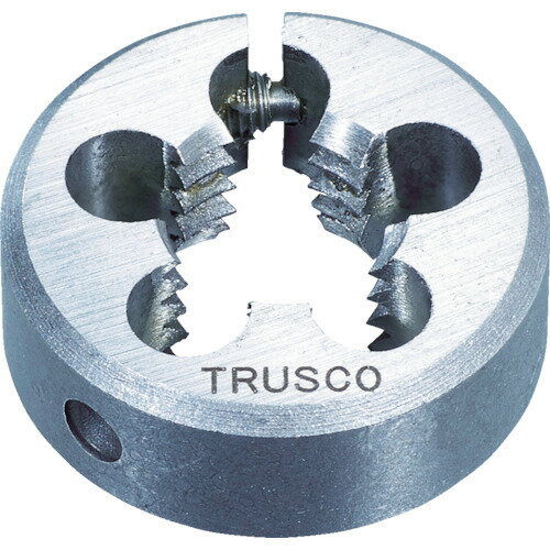 オレンジブック トラスコ中山　TRUSCOTRUSCO 管用テーパーダイス 75径 11/4PT11 〔品番:TKD75PT11411〕[ 注番:8587625]特長●調整ねじ付なので、寸法の調整ができます。●ねじ山を修正する時にも使用でき...