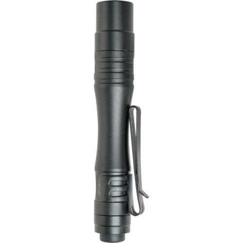 オレンジブック トラスコ中山　TRUSCOミツトモ 1LEDポケットライト ブラック 20LM 単4乾電池×1本付 〔品番:87543〕[ 注番:8587998]特長●ロングライフ連続点灯が可能です(アルカリ単4乾電池1本で約10時間)。用...