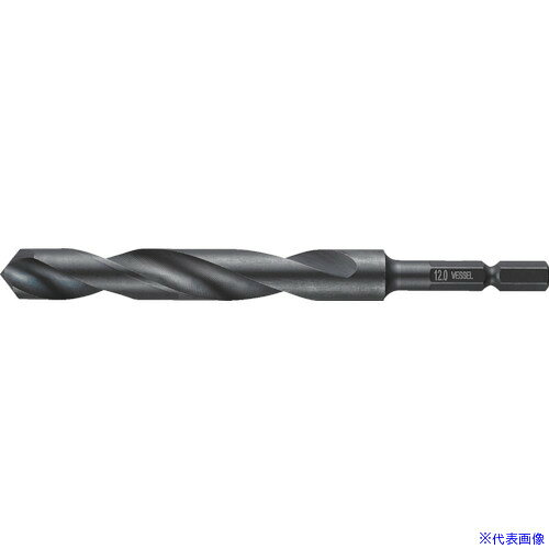 オレンジブック トラスコ中山　TRUSCOVESSEL 六角軸鉄工ドリル ケッサクドリル鉄工用KMD 12.0mm 〔品番:KMD12.0〕[ 注番:8590800]特長●先端から根元部分(シャンク側)に向かって、らせん(フルート)の角度が...
