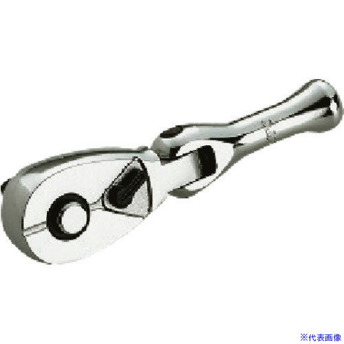 オレンジブック トラスコ中山　TRUSCOKTC 9.5sq.コンパクトフレックスショートラチェットハンドルパック・台紙仕様 〔品番:BRC3FSS〕[ 注番:8591563]特長仕様●差込角(mm)：9.5仕様2●9.5sq.コンパクトフ...