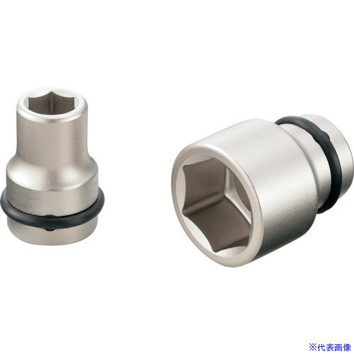 オレンジブック トラスコ中山　TRUSCOTONE 【店舗陳列用】インパクト用ソケット 対辺寸法10mm ハンガータイプ 全長38mm 〔品番:4NV10HP〕[ 注番:8591833]特長●無電解メッキのインパクト用ソケットです。用途●ボ...