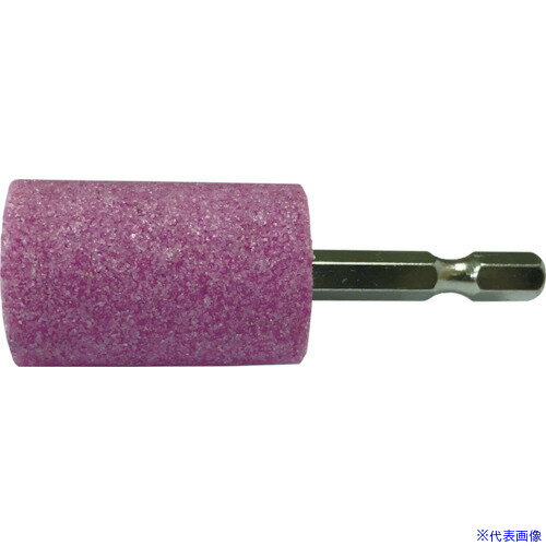 オレンジブック トラスコ中山　TRUSCORELIEF 六角軸 軸付砥石 金属用(PA) 円筒型 φ25×38mm 〔品番:27812〕[ 注番:8592486]特長●ステンレスなど金属加工、研削、バリ取りなどに便利です。用途●使用可能電動...