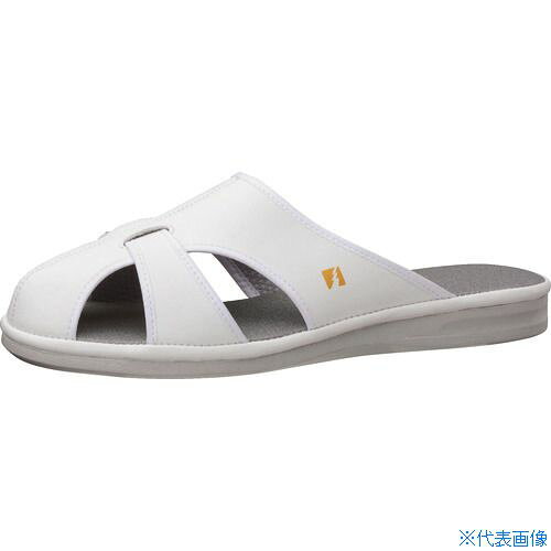 オレンジブック トラスコ中山　TRUSCOミドリ安全 静電サンダル PS−01ライトS ホワイト L 〔品番:PS01LSWL〕[ 注番:8593917]特長●靴底から静電気を逃し、スパークを防止します。●通気性に優れています。用途●クリー...