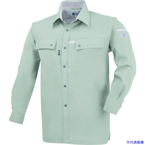 オレンジブック トラスコ中山　TRUSCOジーベック 長袖シャツ1553-61-SS 〔品番:155361SS〕[ 注番:8602188]特長●ブルゾン同様、長袖・半袖とも男女兼用なので、女性用として購入の場合はサイズ表を充分にご確認くださ...