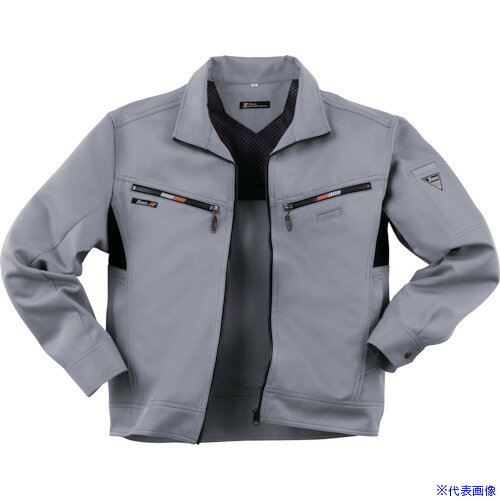 オレンジブック トラスコ中山　TRUSCOXEBEC 長袖ブルゾン1670−20−L グレー 〔品番:167020L〕[ 注番:8603062]特長●スタイリッシュなライダースデザインで人気のブルゾンです。●伸縮性を備えたニット仕様のアーム...