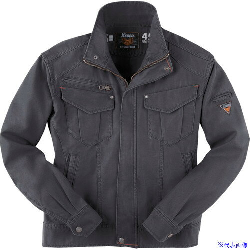 オレンジブック トラスコ中山　TRUSCOジーベック 長袖ブルゾン2140-91-5L 〔品番:2140915L〕[ 注番:8604388]特長●ウォッシュド加工を施した綿100%素材を、細部までこだわったカジュアルテイストで仕上げたブルゾ...